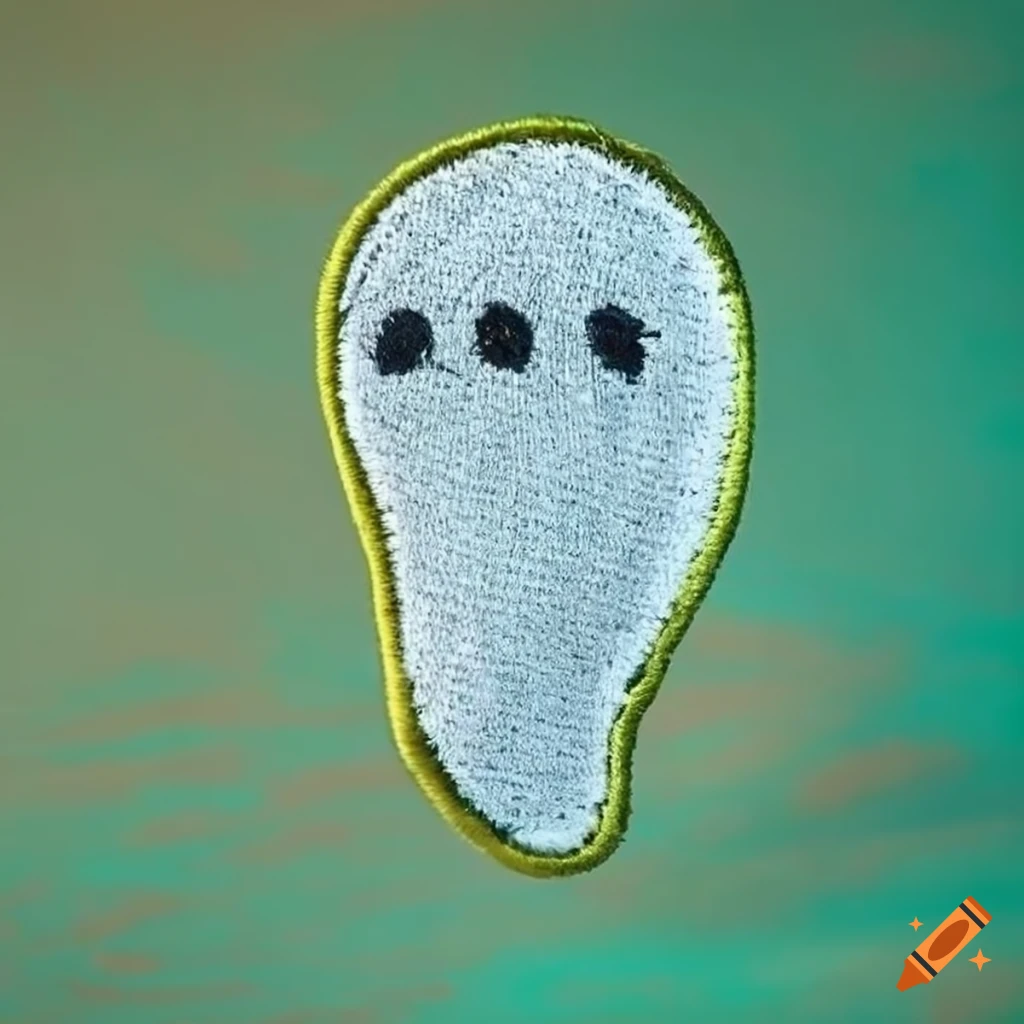 Whimsical ghost patch on Craiyon