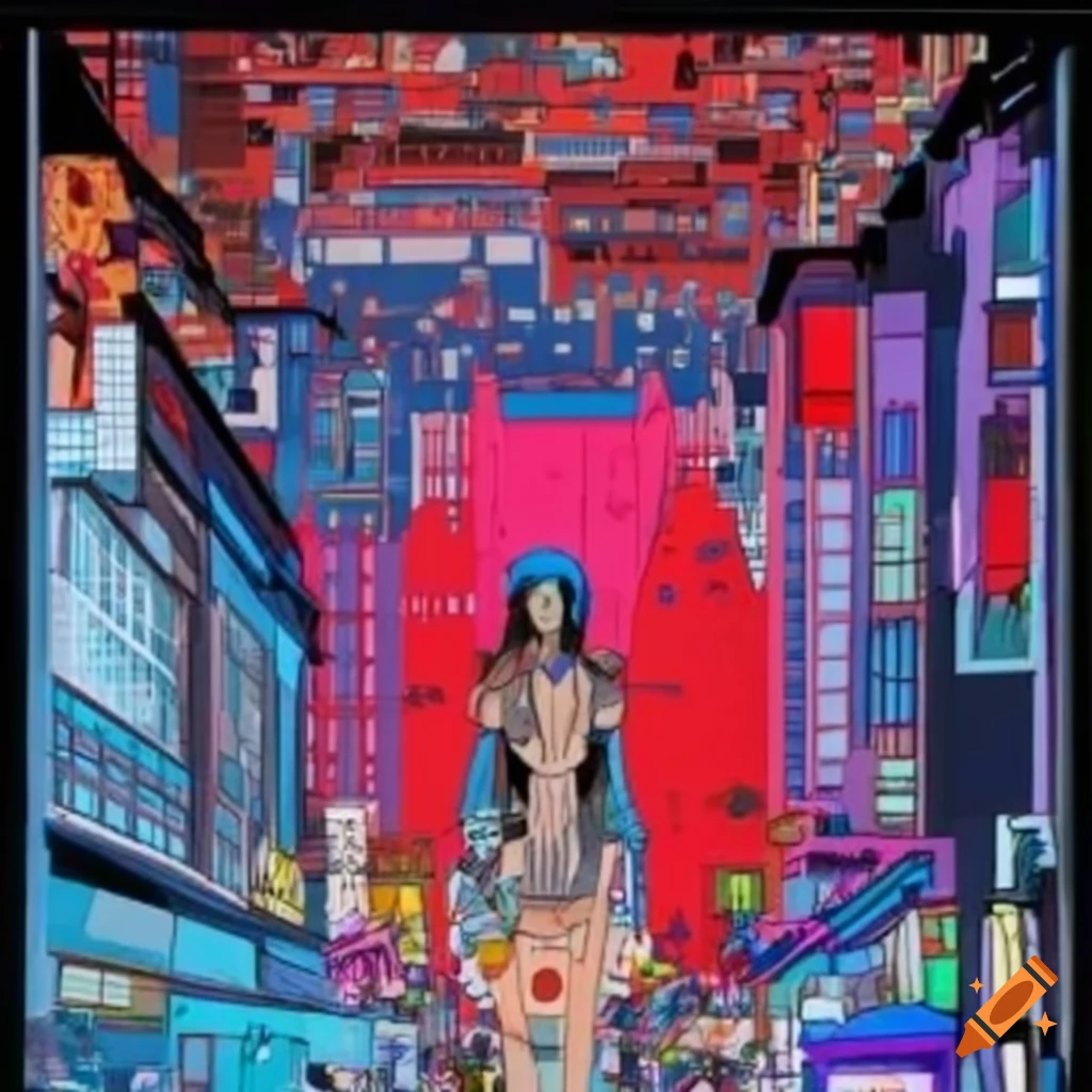 Artwork of cyber city oedo 808 on Craiyon