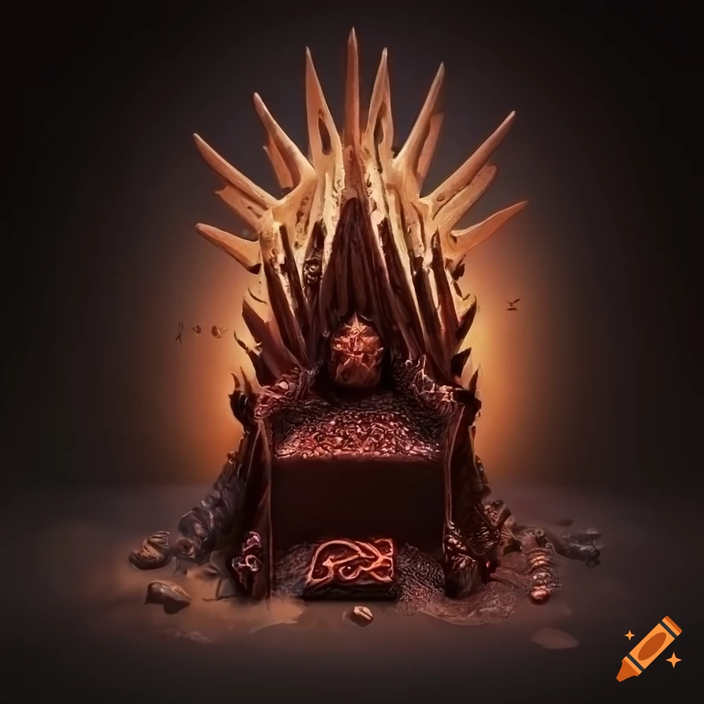 Artistic depiction of a dice throne in a post-battle scene on Craiyon