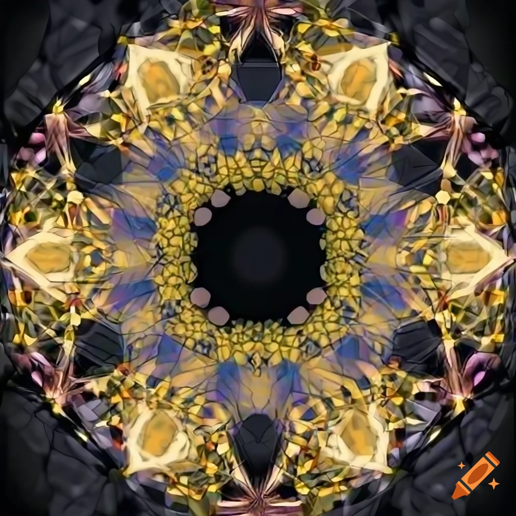 Infinite flower design on Craiyon