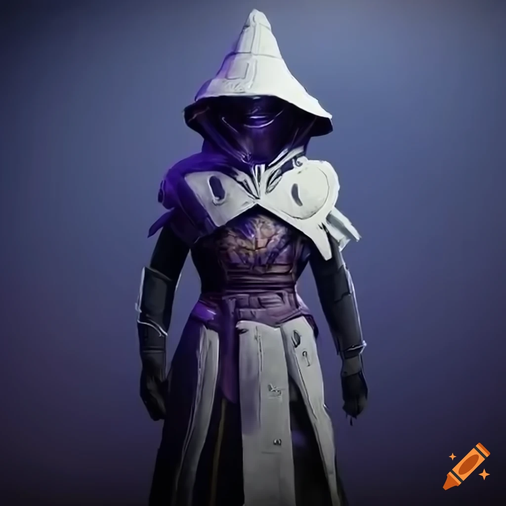 Image of a futuristic space wizard with a mage hat on Craiyon