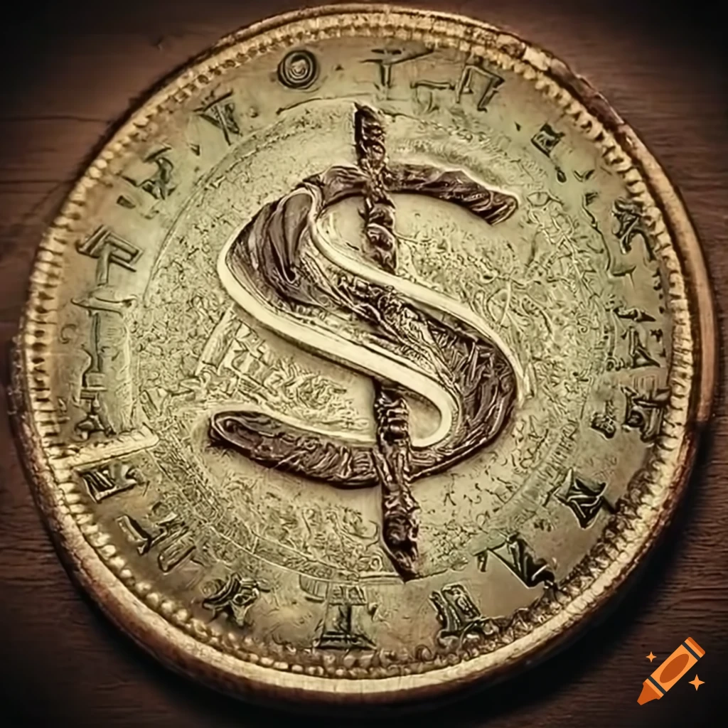 Conceptual art of a sliced dollar coin on Craiyon