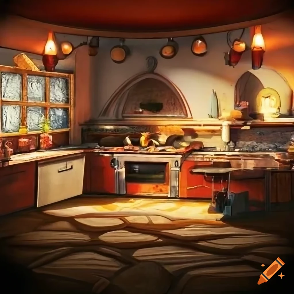 View of a stunning and futuristic kitchen on Craiyon