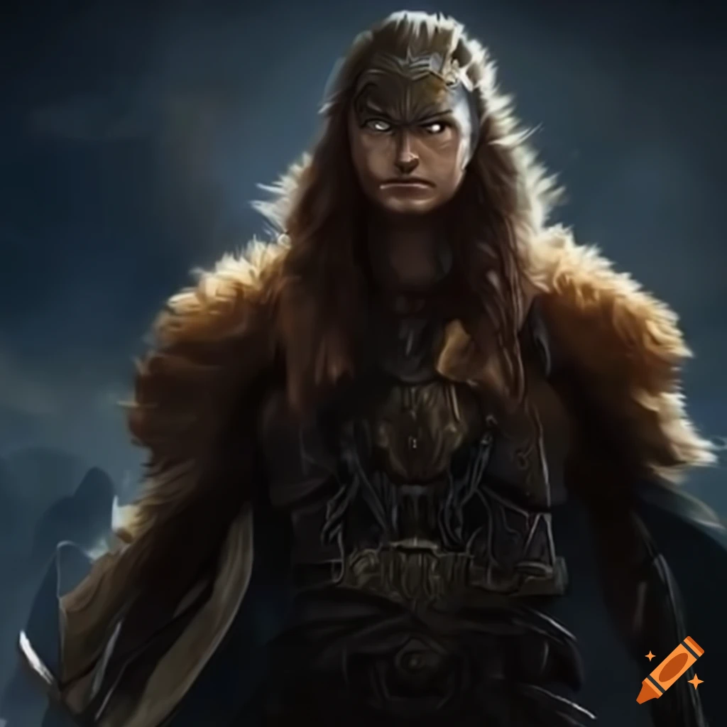 Illustration of the captain epic fantasy hero on Craiyon