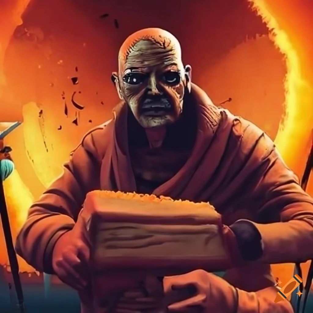 Funny picture of a man enjoying jaffa cake