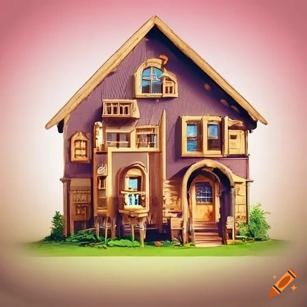 Charming house on Craiyon