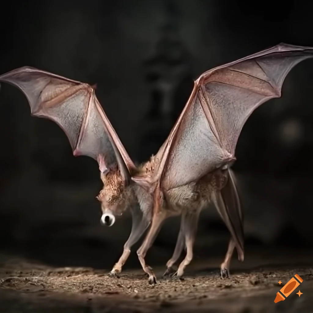 Art of a unique mystical creature with wings and hooves on Craiyon