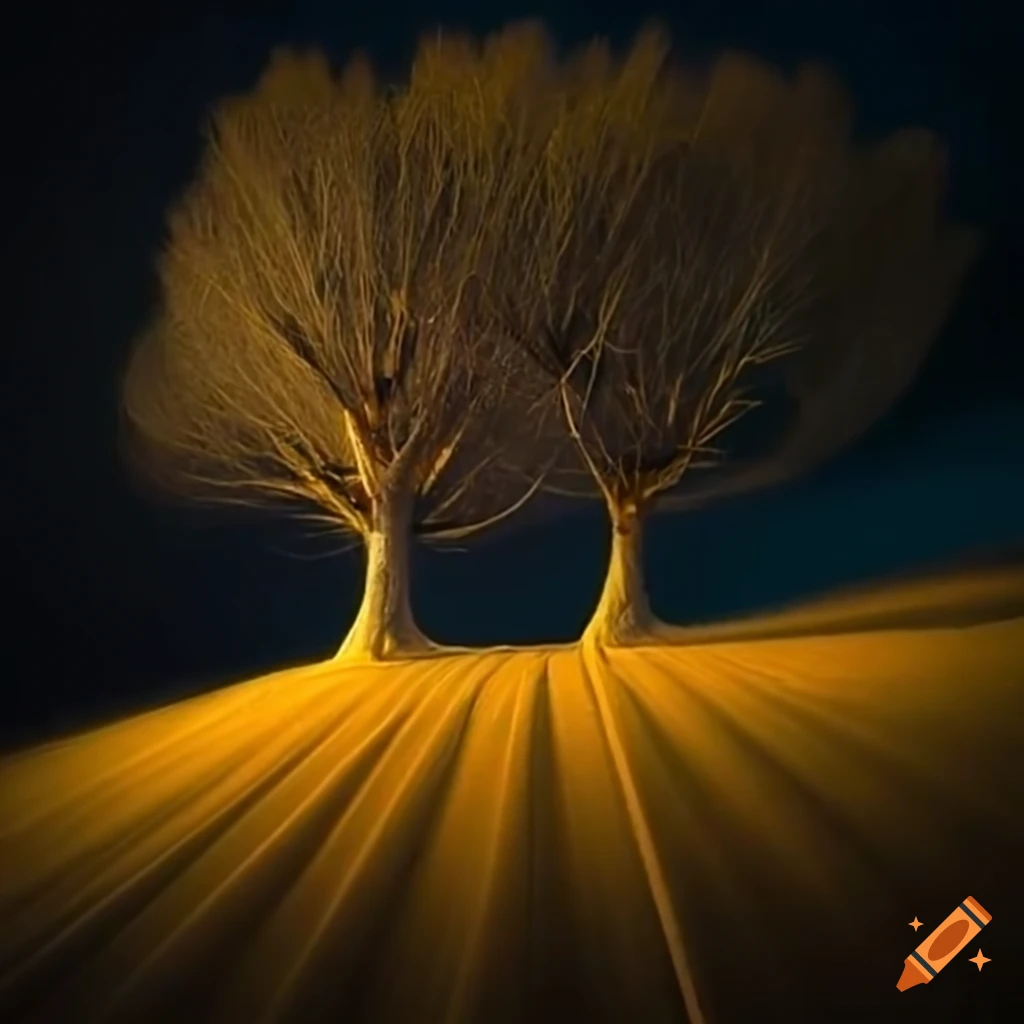 Abstract digital art of constant islands