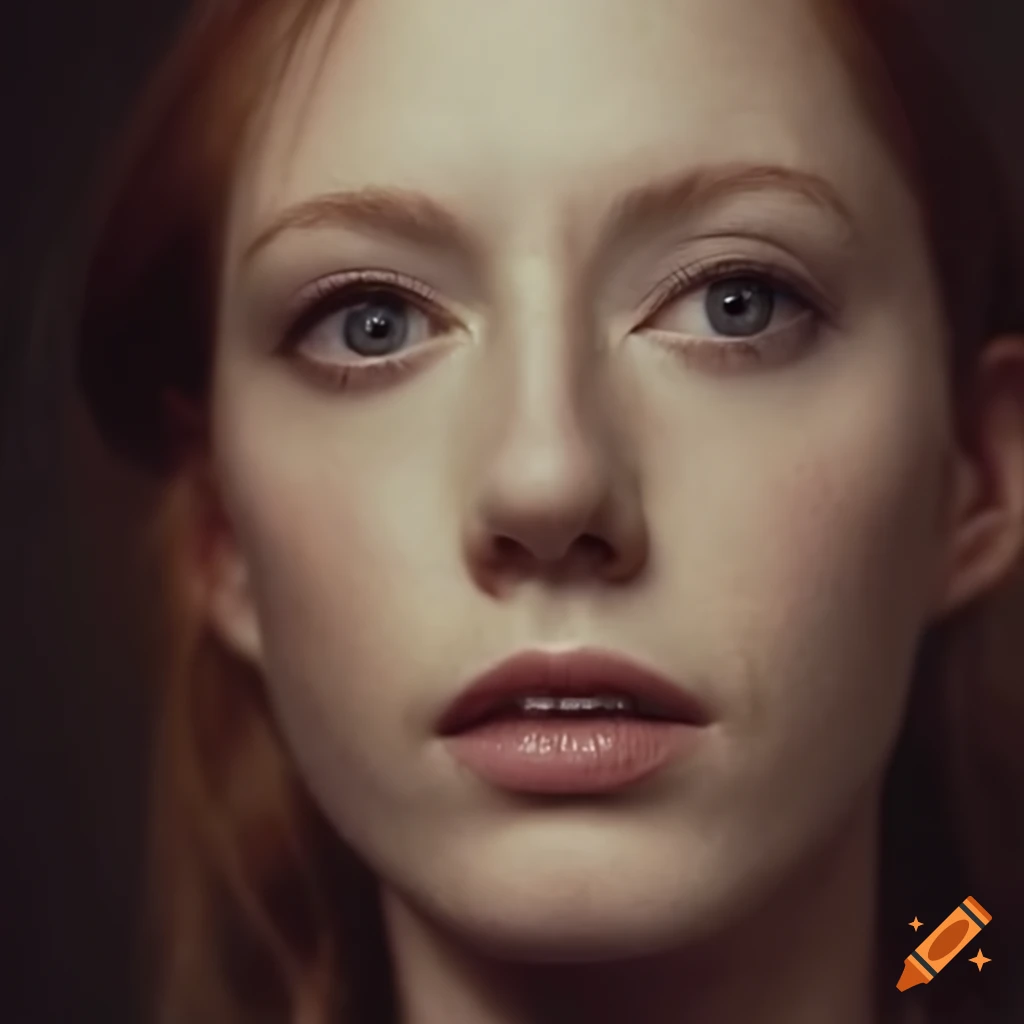 Stunning Close Up Portrait Of A Young Woman On Craiyon