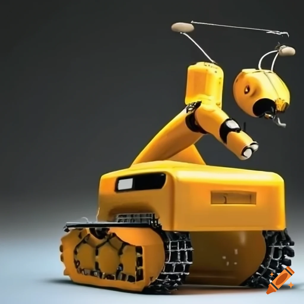 Caterpillar robot on Craiyon