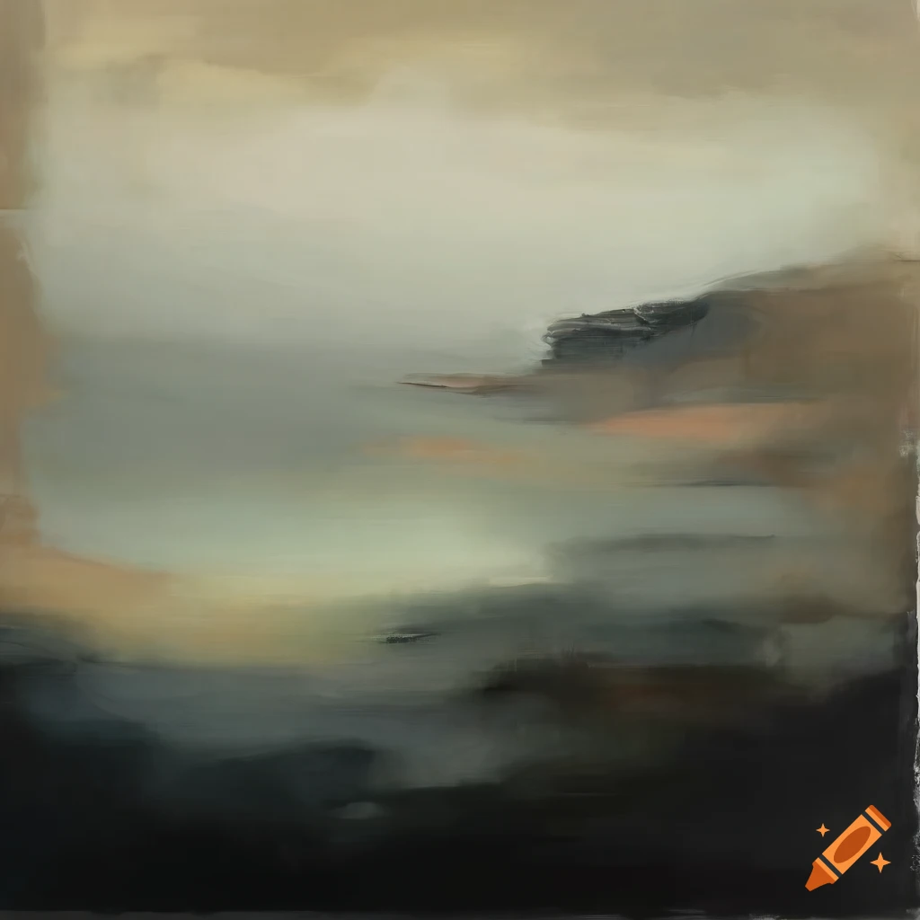 Yellow gradient oil painting with shiny tint on Craiyon