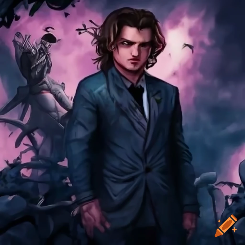 Wedding ceremony with steve harrington and demogorgon