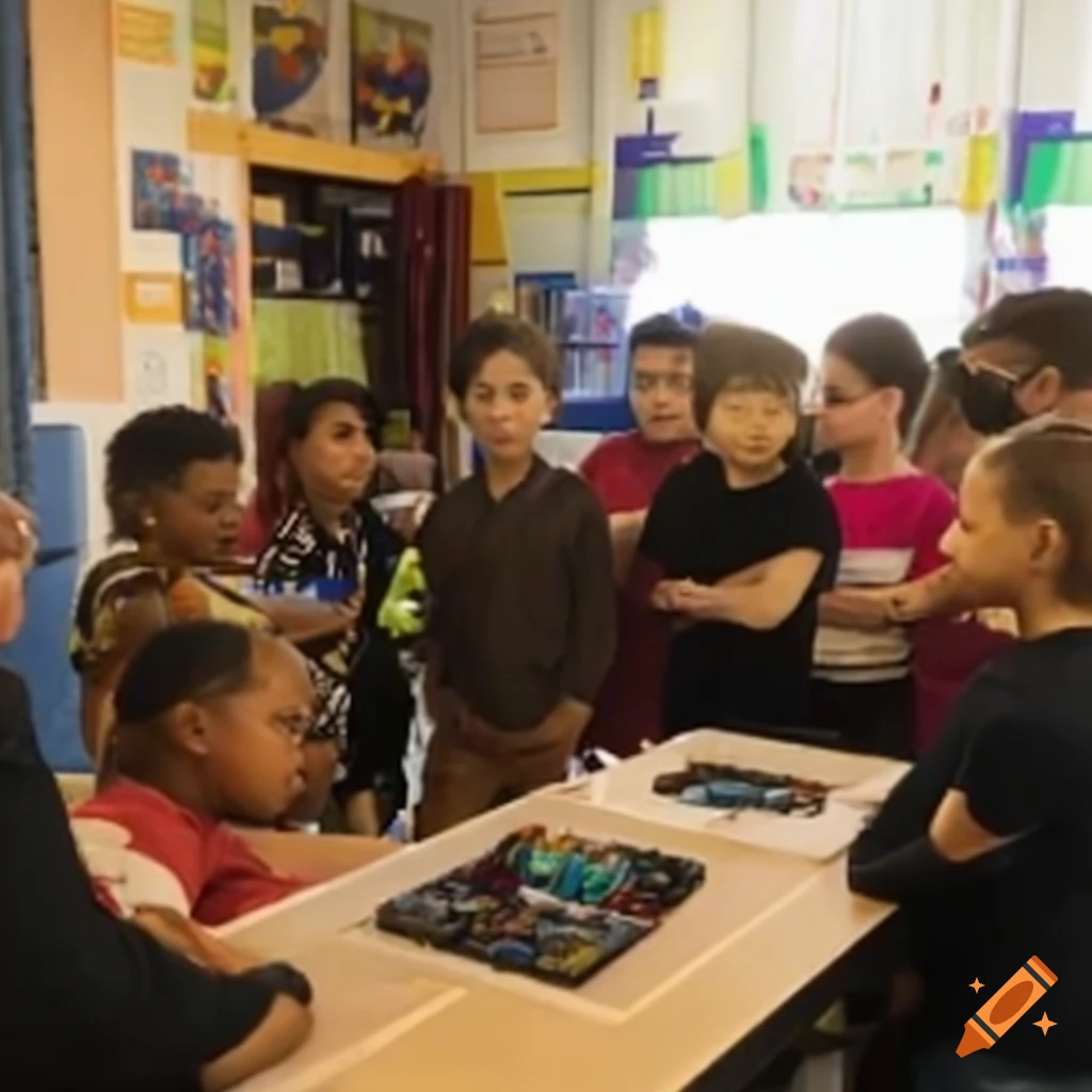 Image of dynamic community hubs on Craiyon