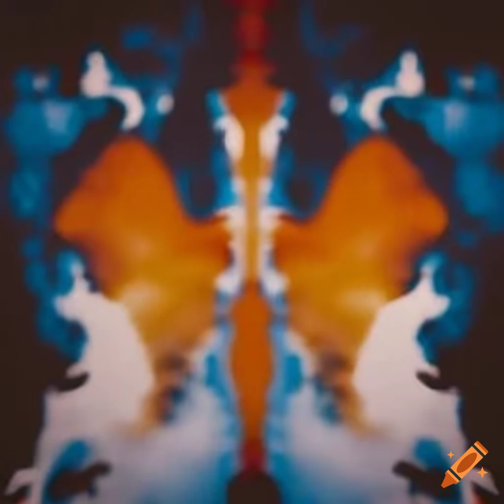 Rorschach test inkblot on Craiyon