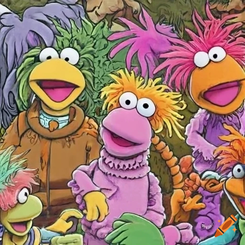Illustration collaboration of fraggle rock by chiho aoshima and chris ...