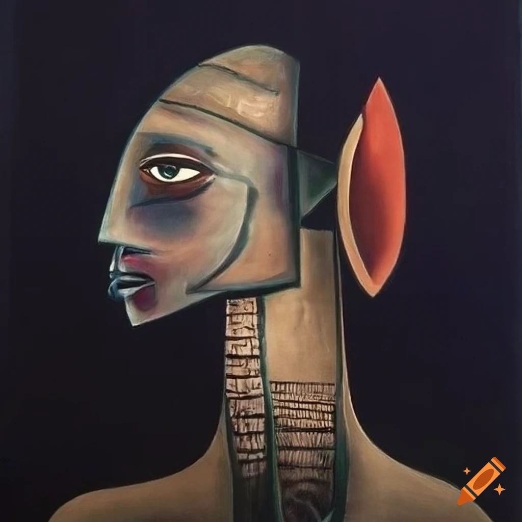 Surrealism artwork inspired by francis bacon and wifredo lam on Craiyon