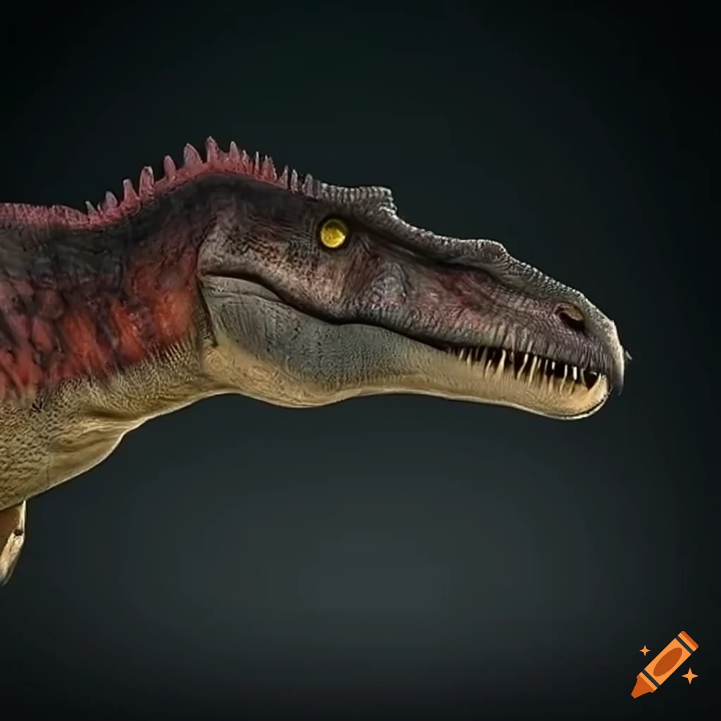 Illustration of a dinosaur fighting another dinosaur