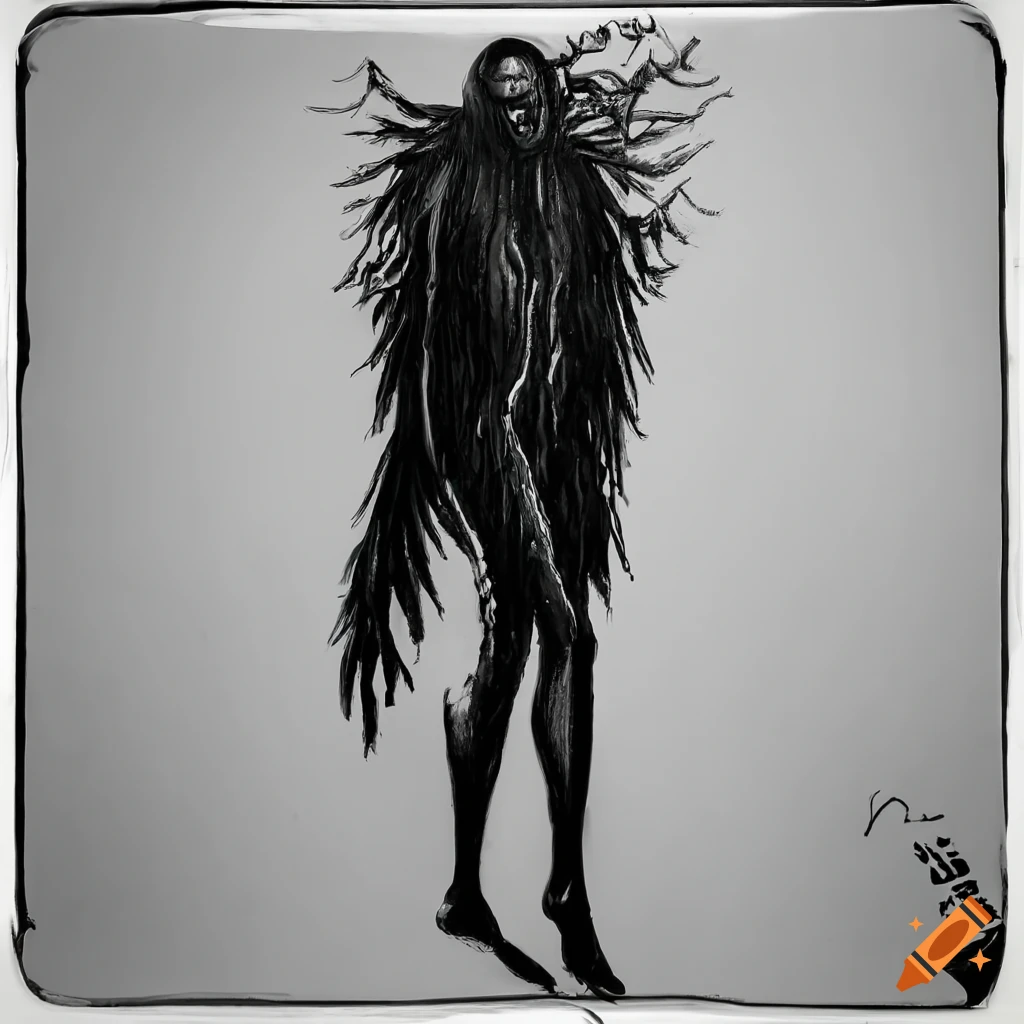 Dark and mysterious figure on Craiyon