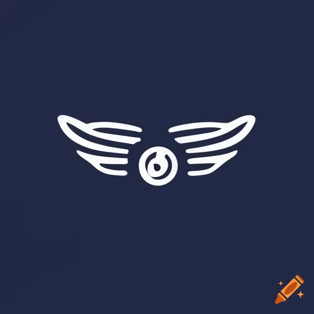 Minimalistic logo of a flying send button on Craiyon