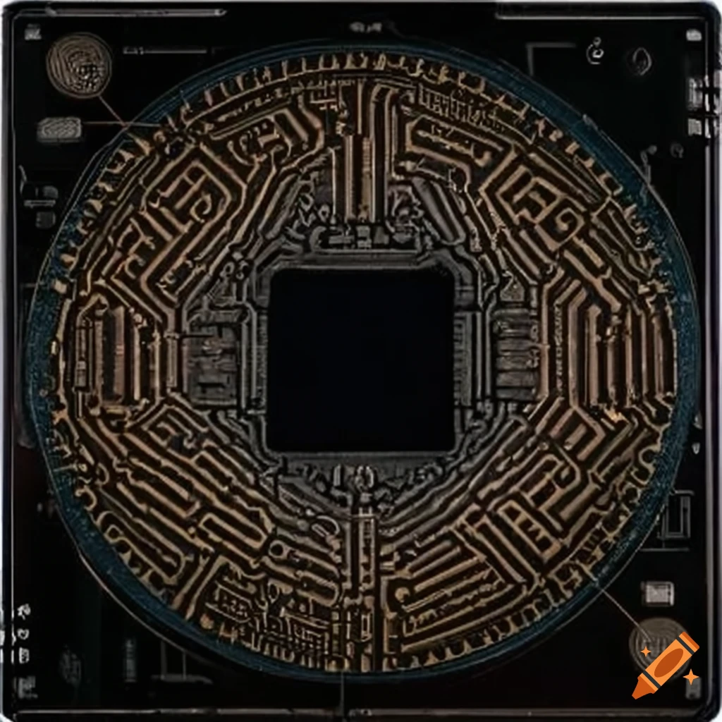 DOOM written in printed circuit board on Craiyon