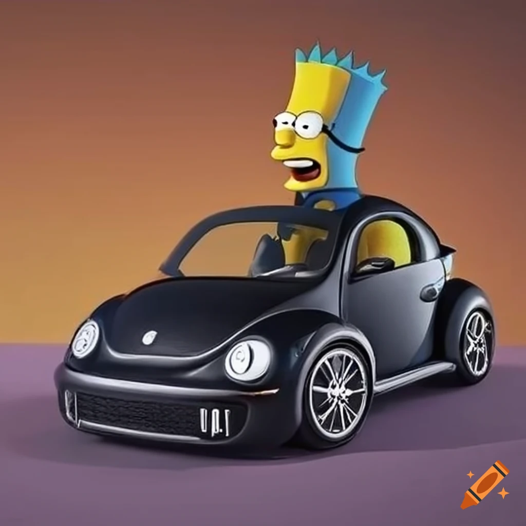 Volkswagen Beetle Cartoon