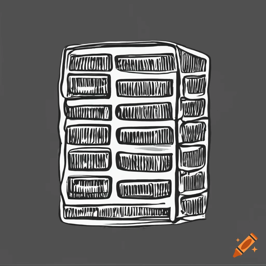 Minimalist wireframe rectangle cage on white background on Craiyon