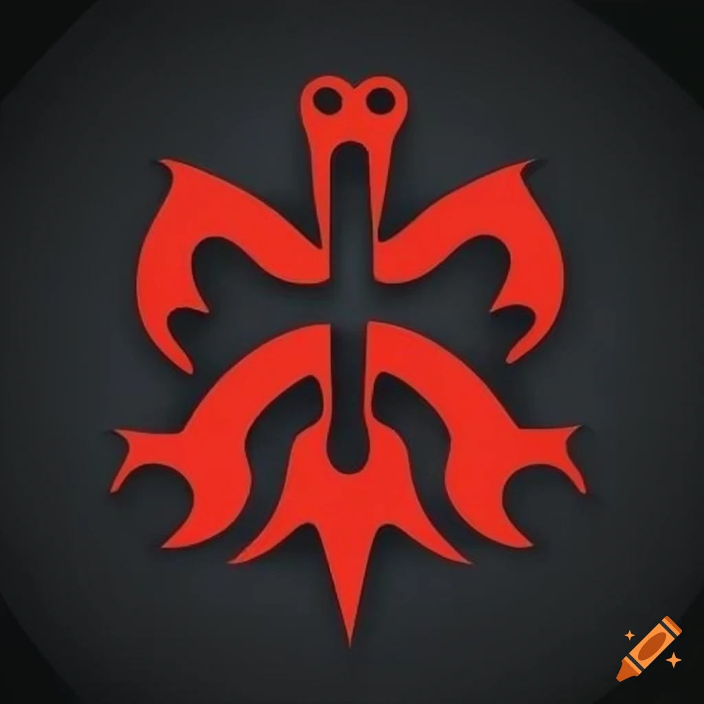 Vector logo of a poisonous symbol