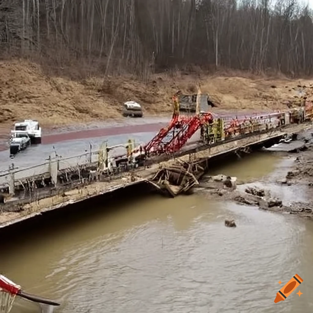 Quick construction of bridges on Craiyon