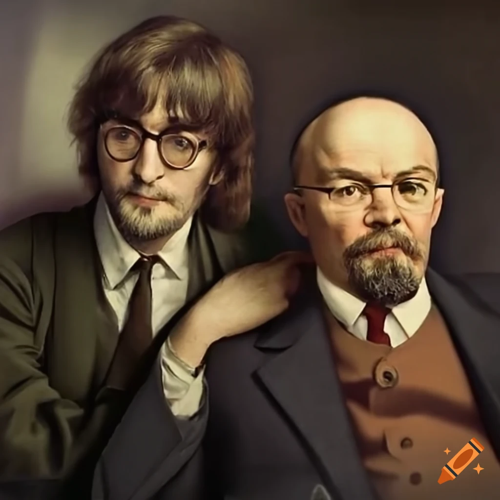 Mashup of john lennon and vladimir lenin on Craiyon