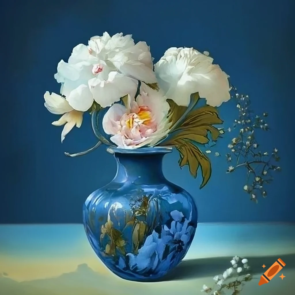 Classical still life in modern style on Craiyon