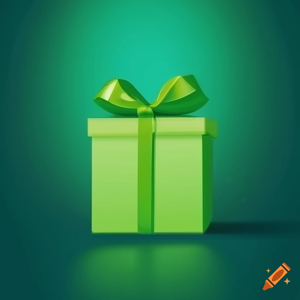 Minimalist vector of a christmas present on Craiyon