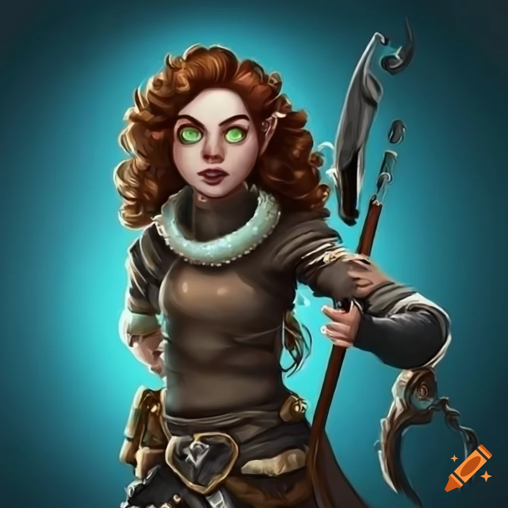 Portrait of a female ranger with a musketeer hat in high detail 4k ...