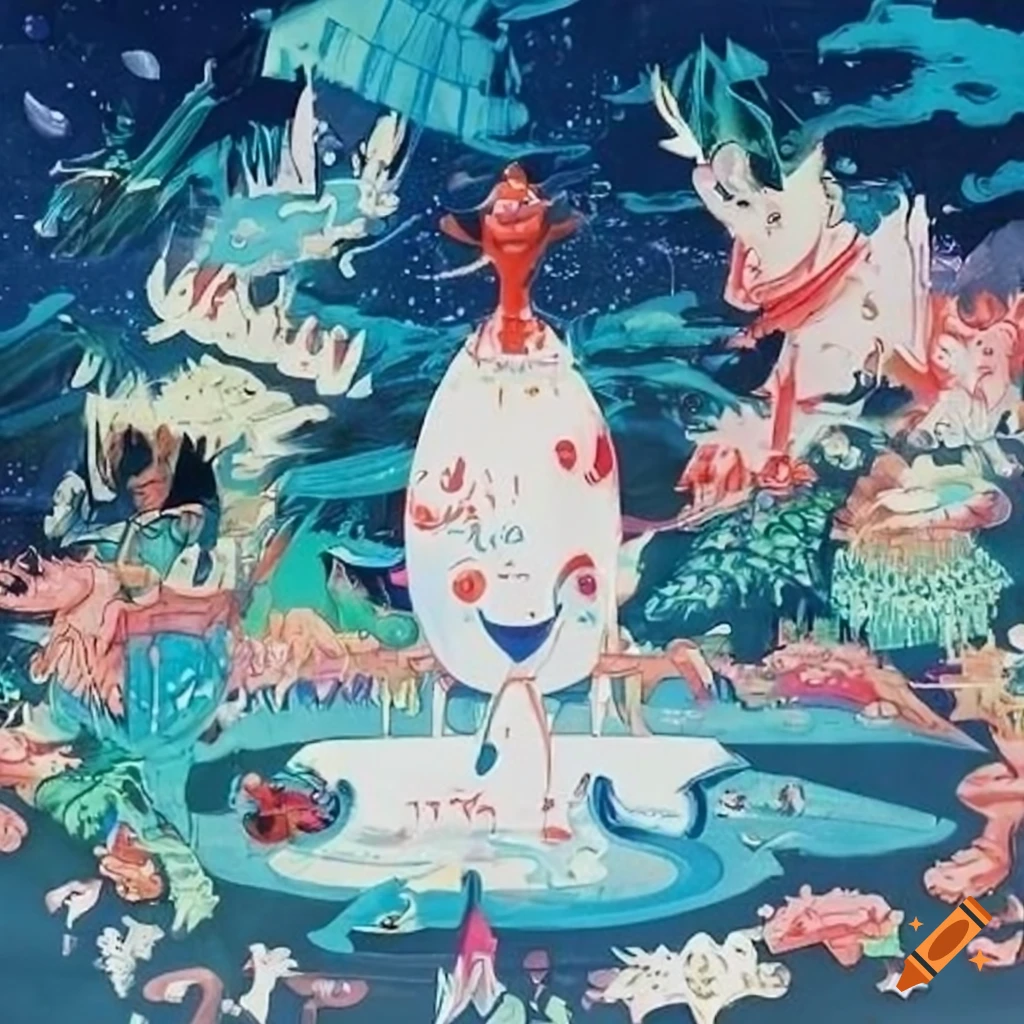 Artwork by Chiho Aoshima on Craiyon