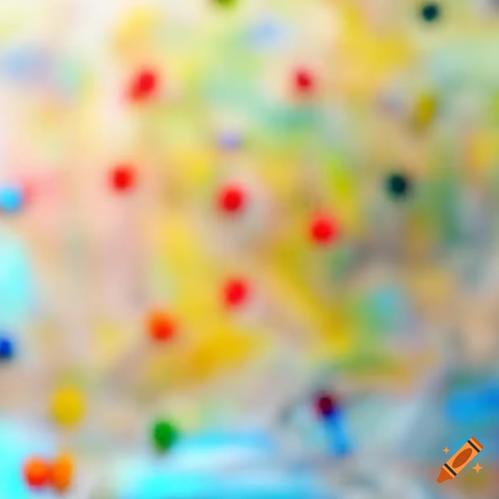 Blurred map with pins indicating locations