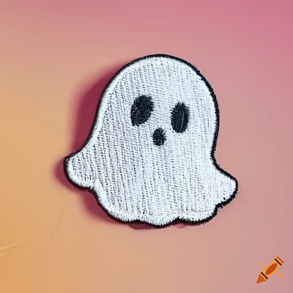 Whimsical ghost patch on Craiyon
