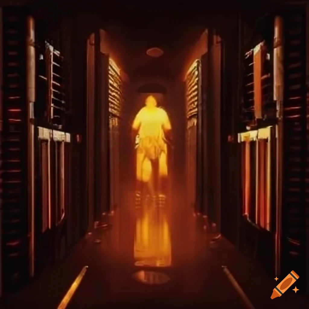 Cool and trendy server illustration on Craiyon