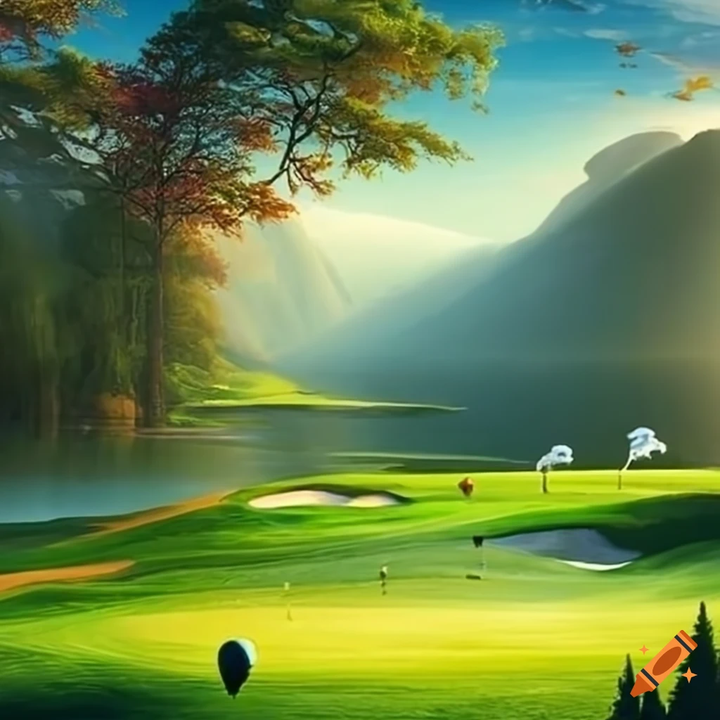 Fantastic golf landscape