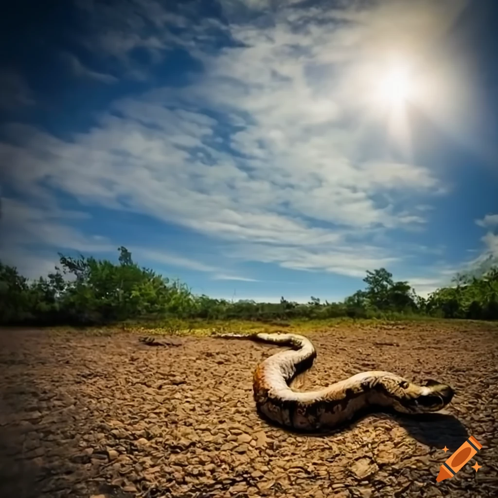 Crocodile driving a tractor through a sunny field on Craiyon