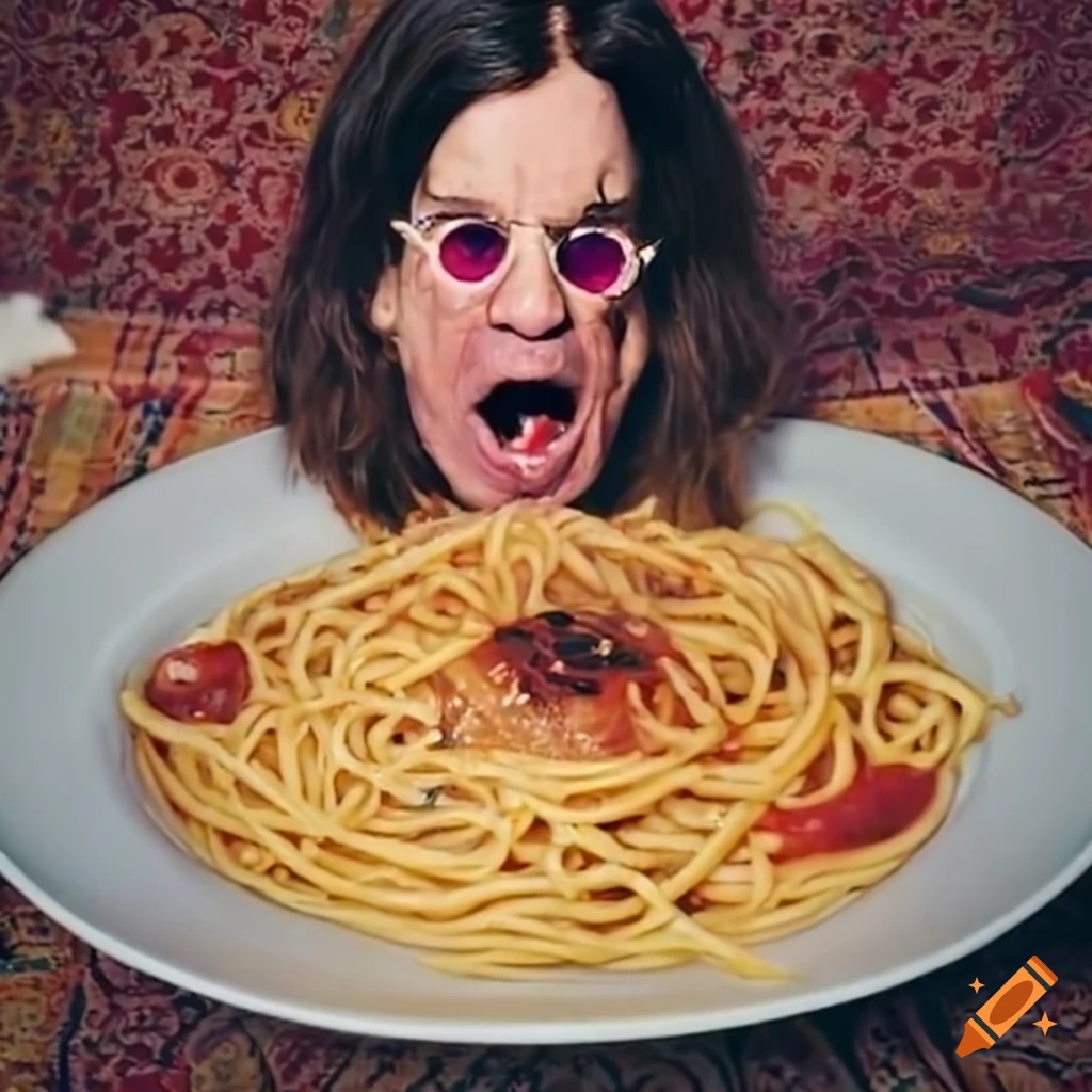 Politician eating a reuben sandwich at a deli on Craiyon