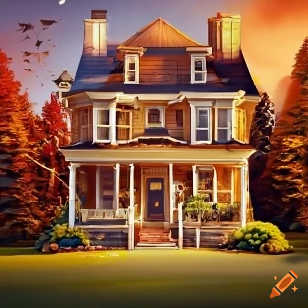 Charming house on Craiyon