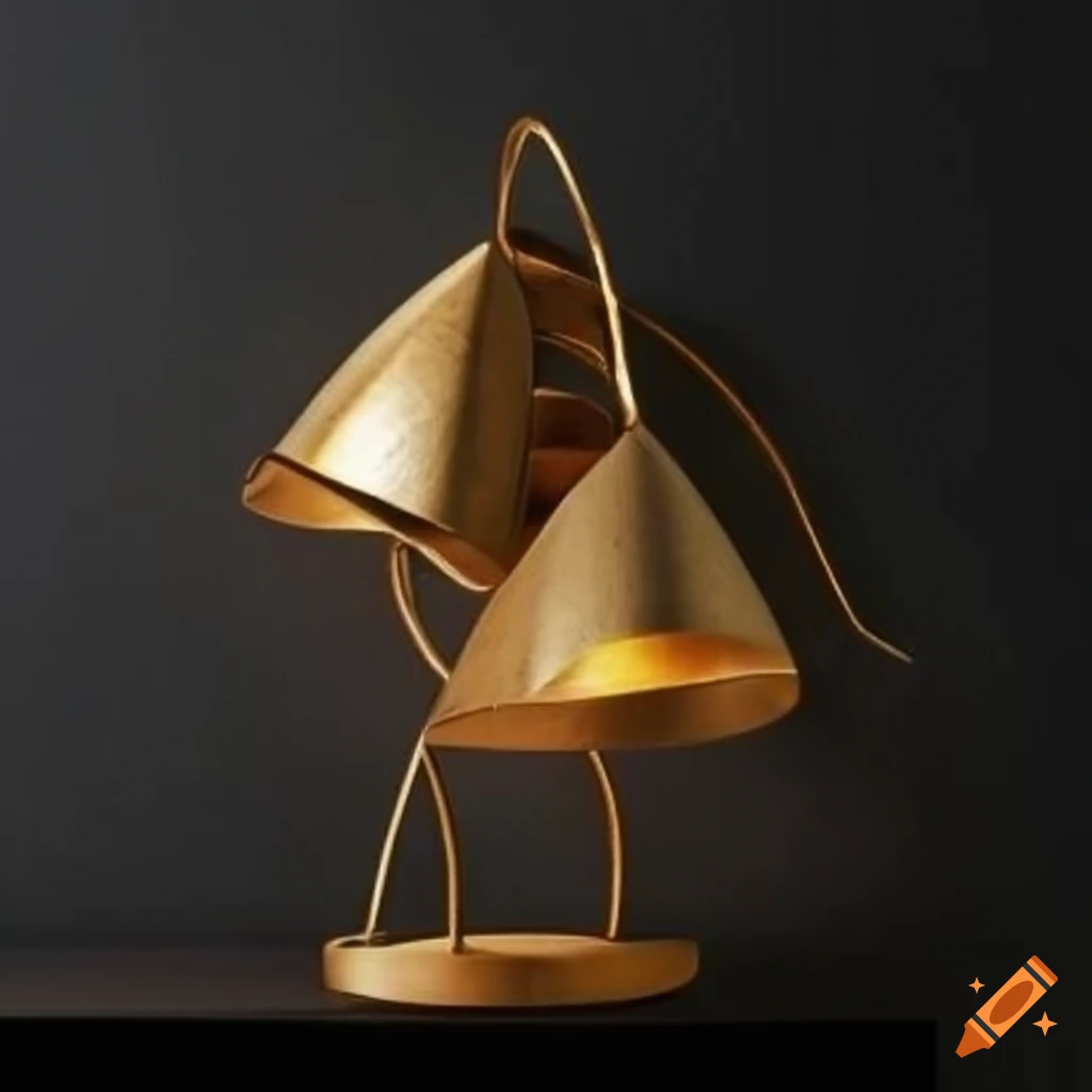 Metal and led decorative object on Craiyon