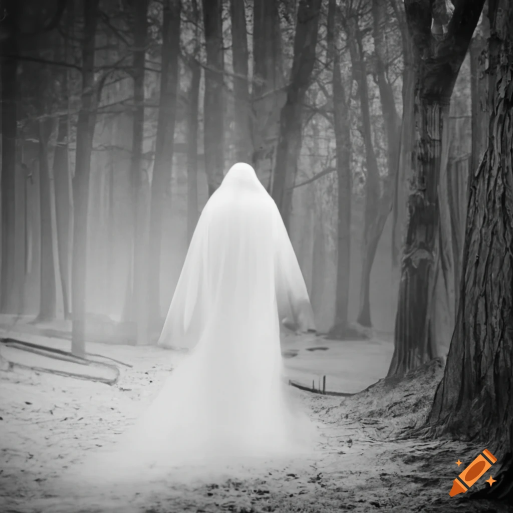 Depiction of a ghost on Craiyon