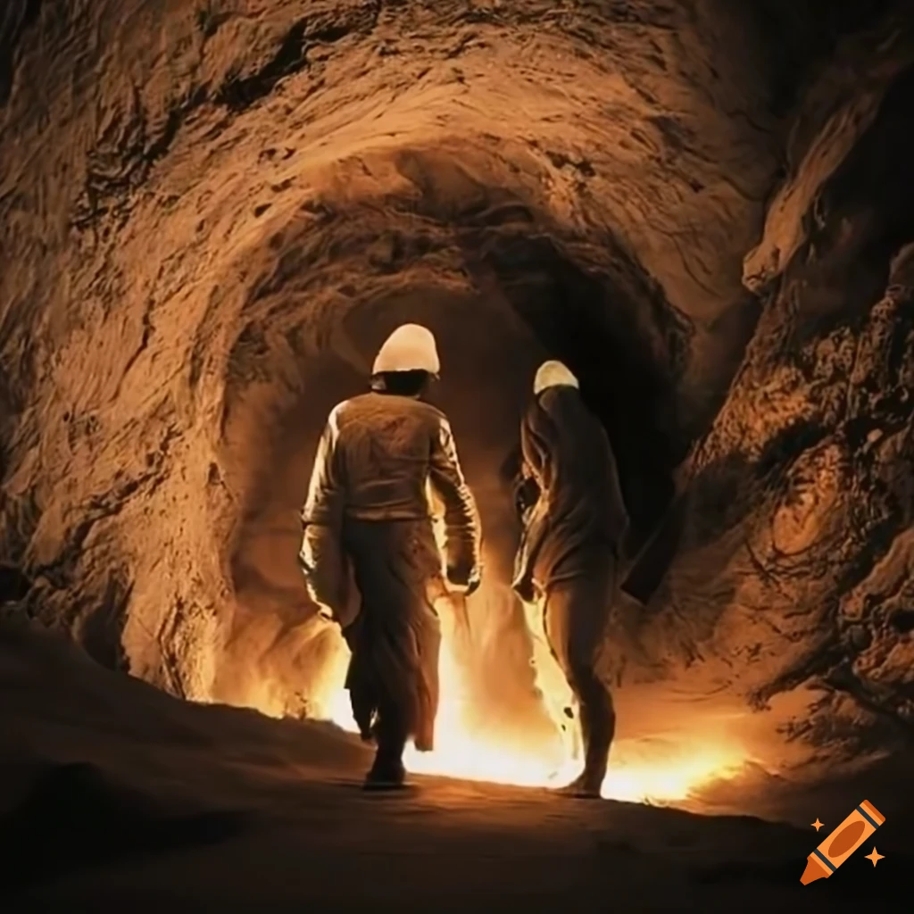 Hard coal mining on Craiyon