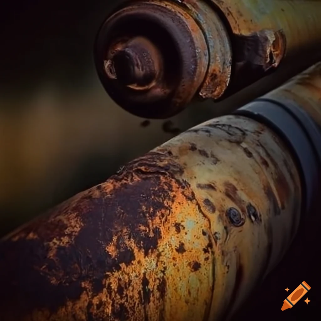 Hand-crafted industrial decay rendered through realistic corrosion ...