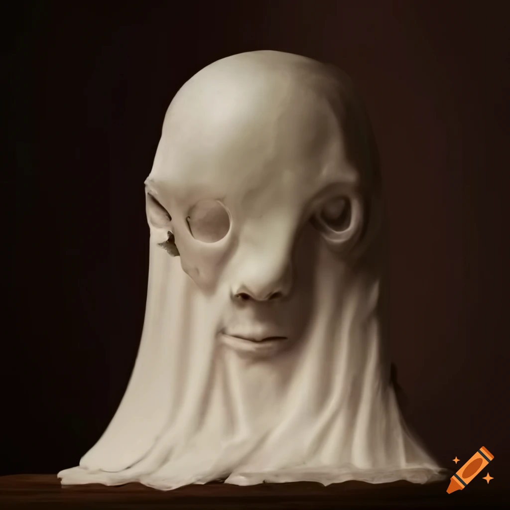 Sculpture of a ghost