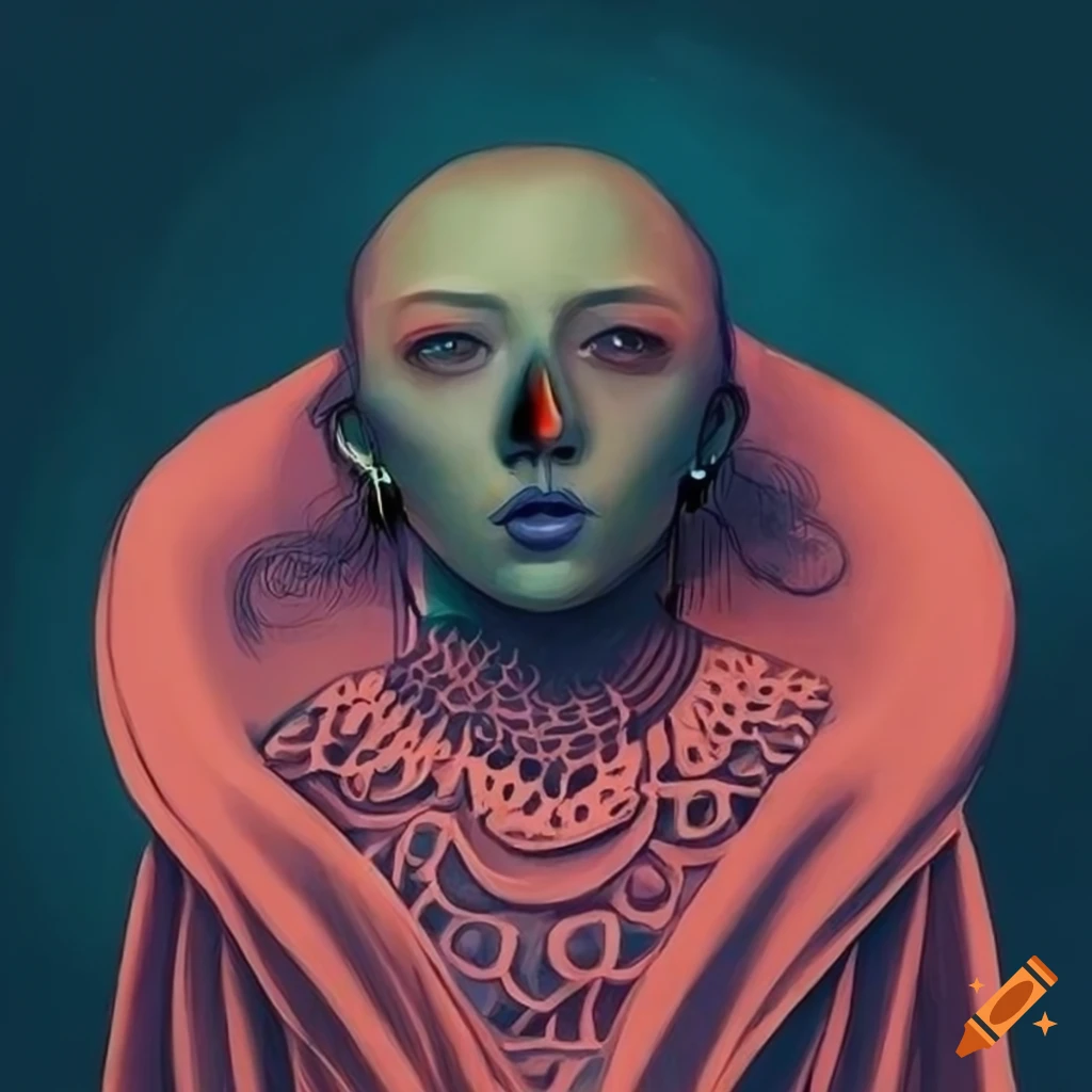 Surreal illustrations with a mysterious vibe on Craiyon