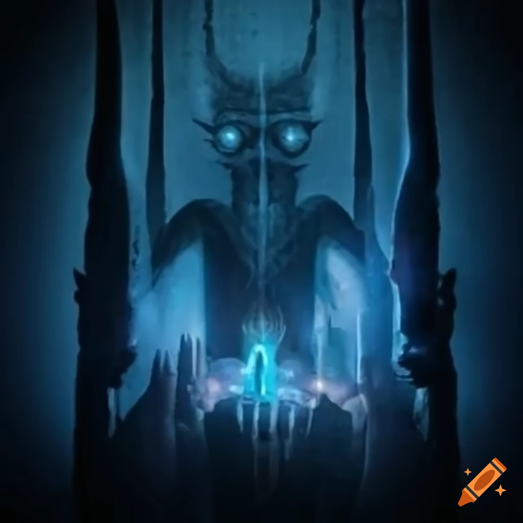 Abstract concept of cybersecurity in remote work on Craiyon