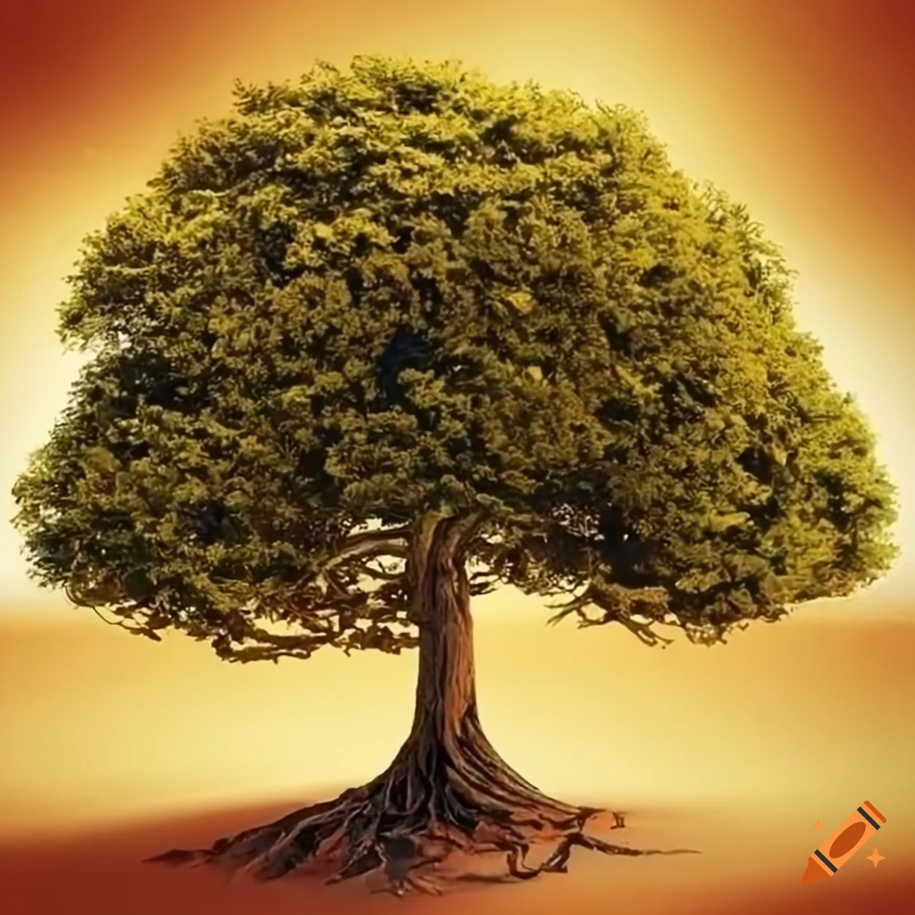 Mussutaiba tree in a natural landscape