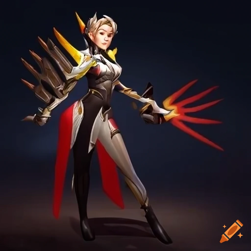 Mercy in blackwatch skin