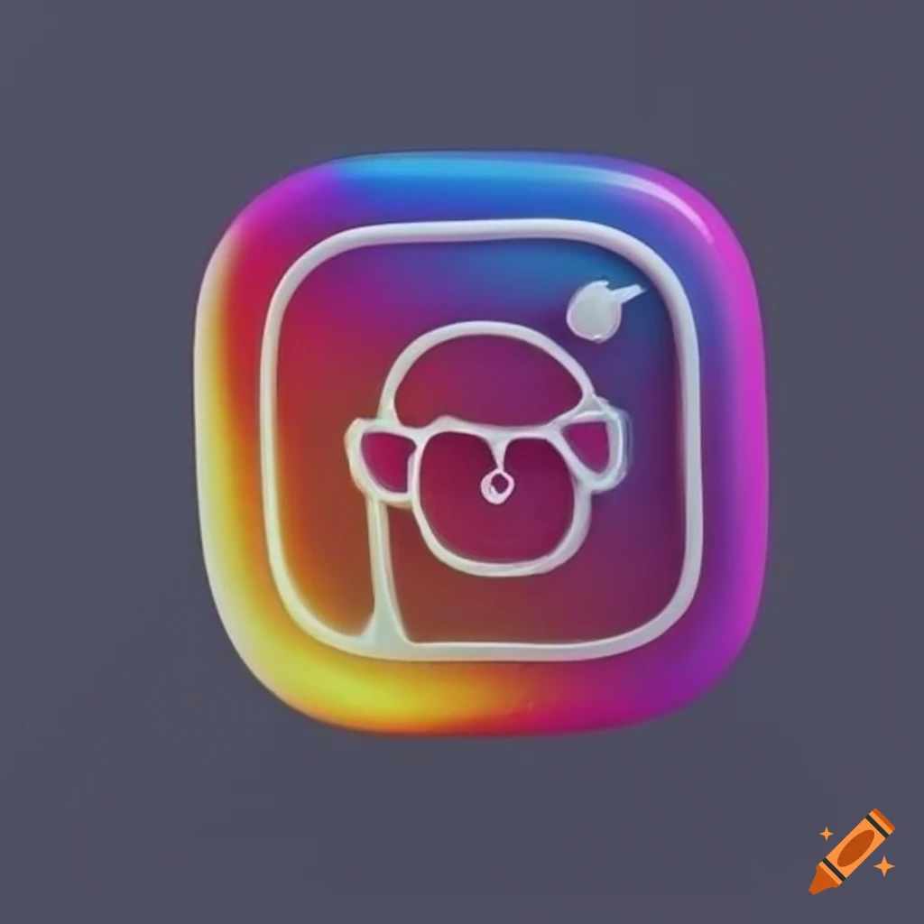 Skull and crossbones instagram logo on Craiyon